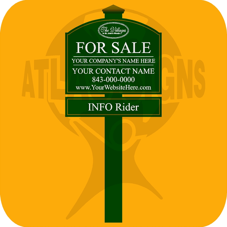 St. John’s Woods: FOR SALE/RENT Sign & Rider | GoAtlas